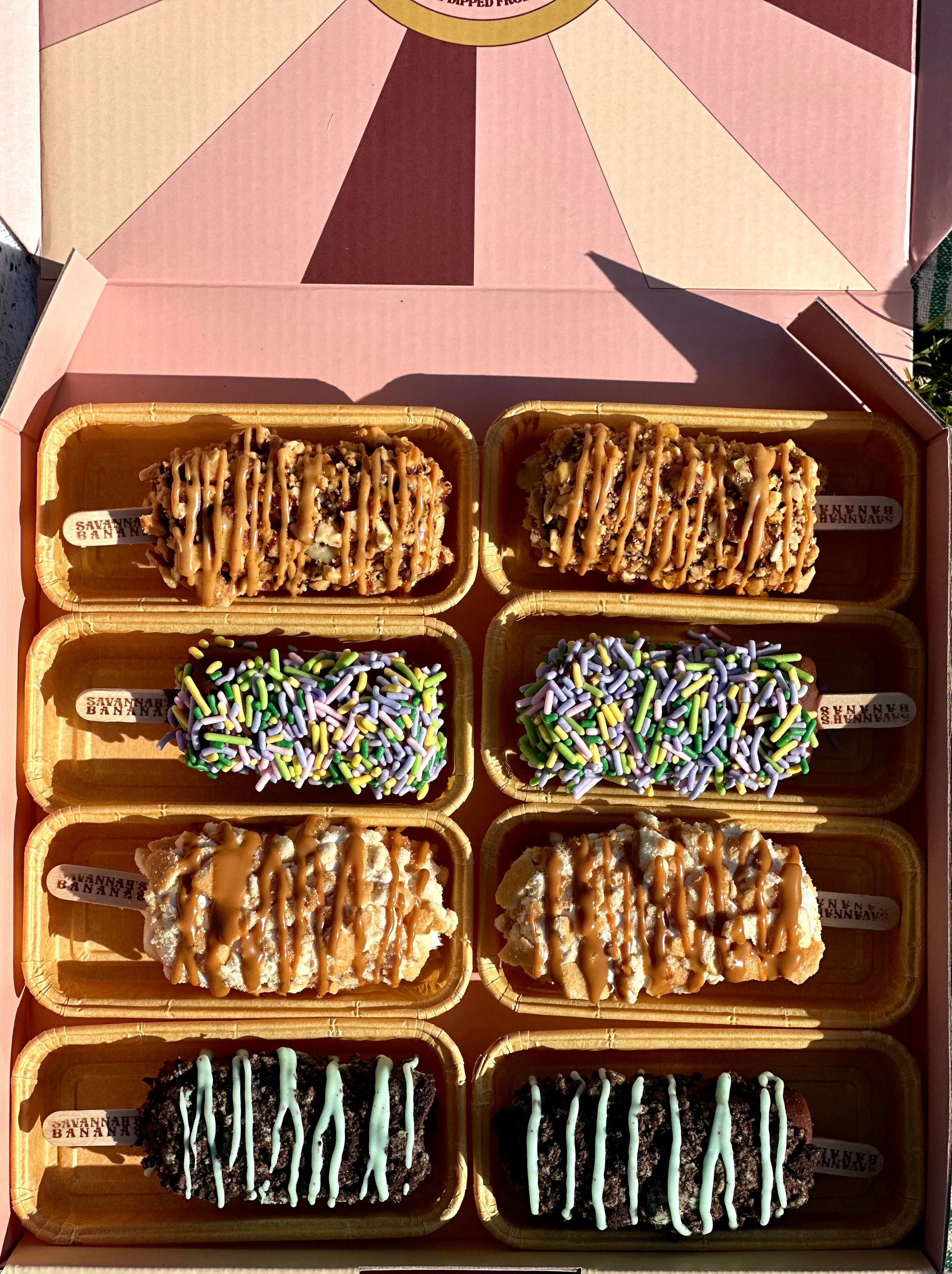 Savannah's Bananas | Chocolate Dipped Frozen Banana Gift Boxes