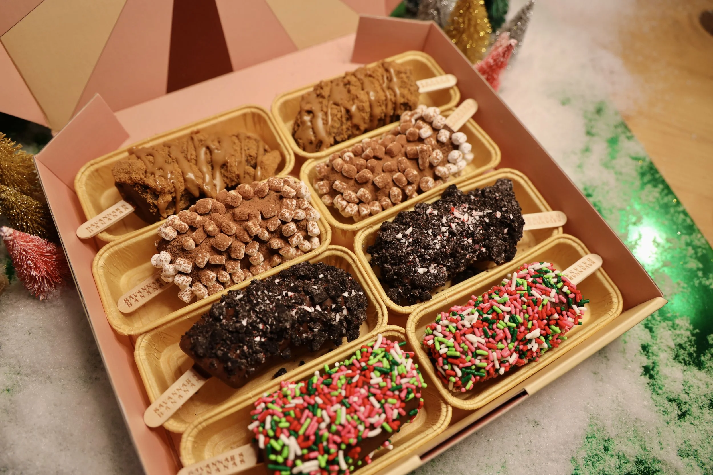 Savannah's Bananas | Chocolate Dipped Frozen Banana Gift Boxes