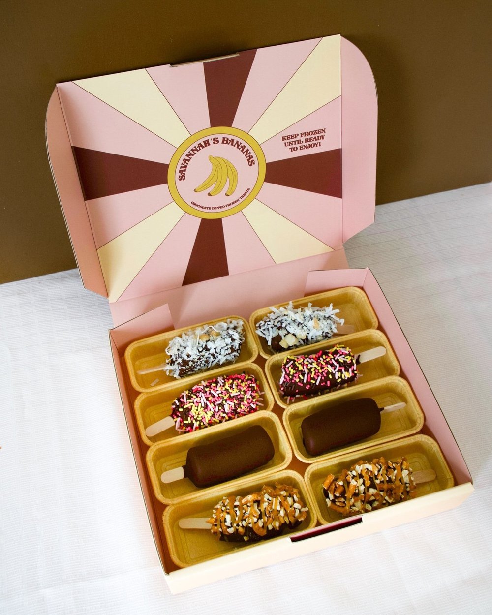 Savannahs Bananas Store — Savannah's Bananas | Frozen Banana Gift Boxes