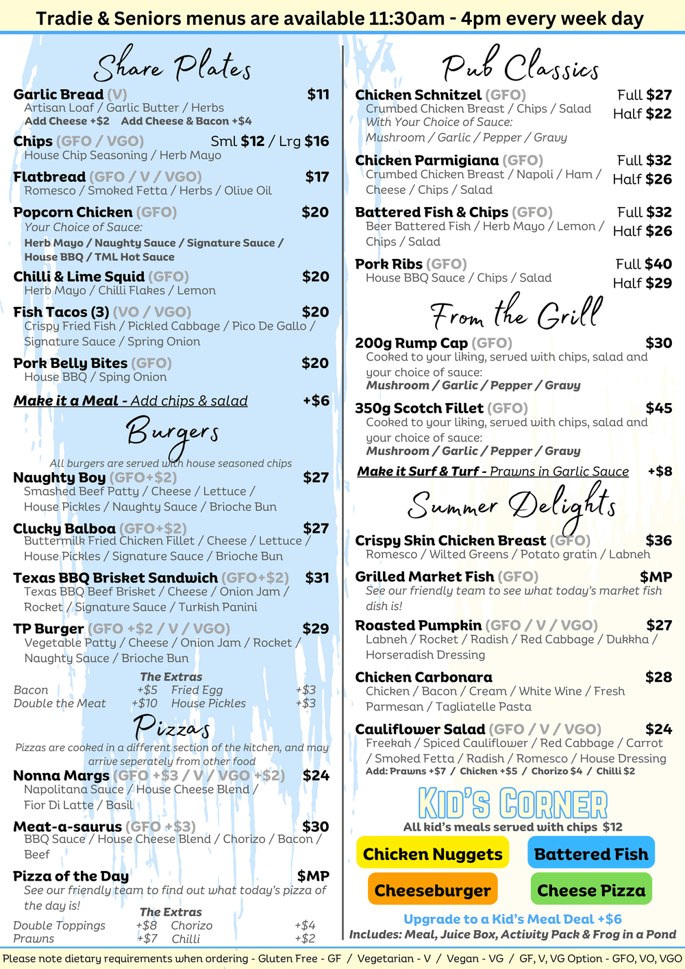 Menu — The Morley Local