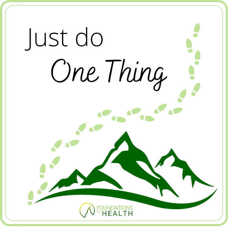 Just do One Thing — Foundations For Health