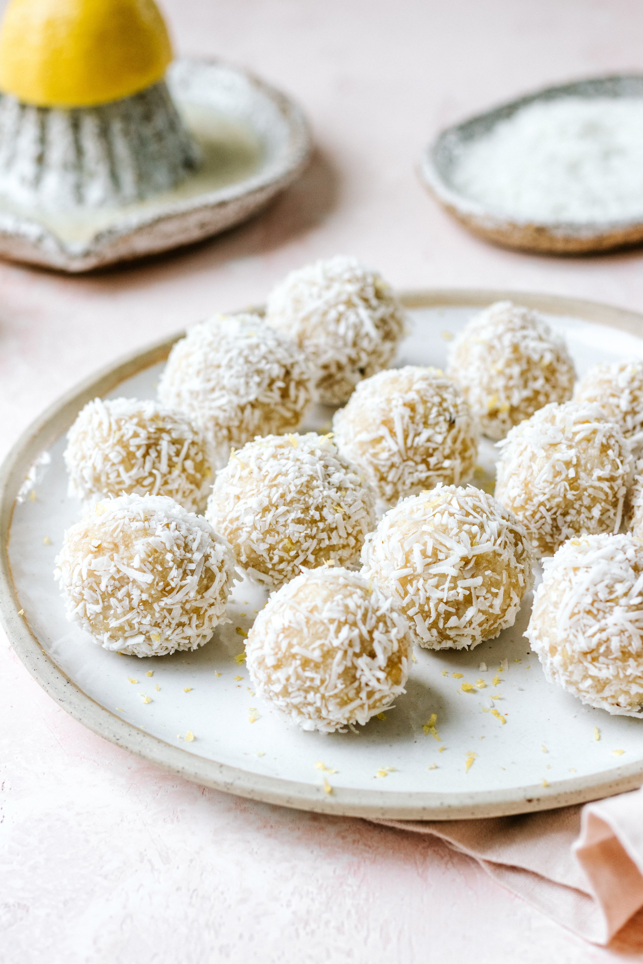 Lemon Coconut Bliss Balls — Grow the Grin