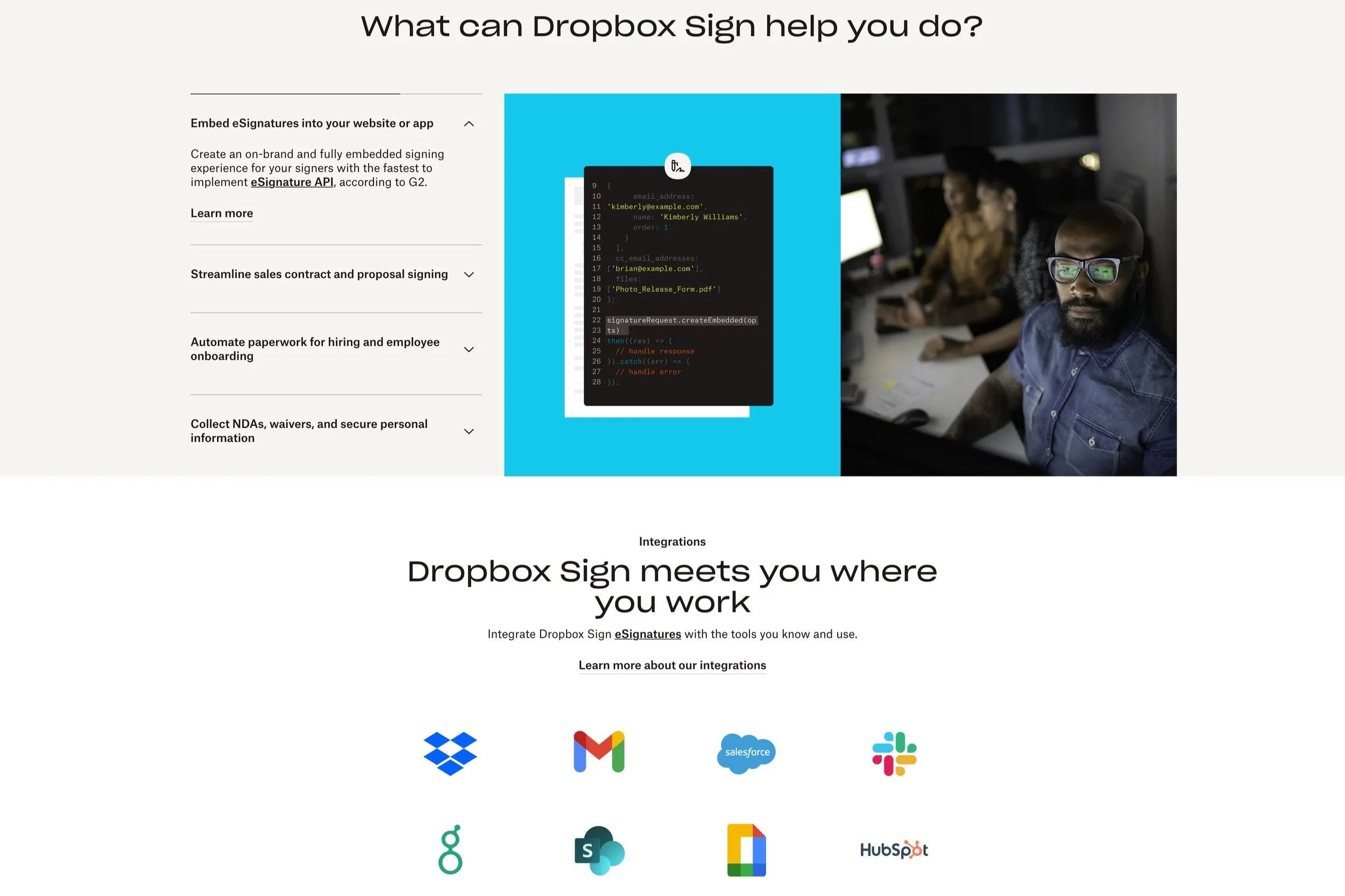 Business extension - Dropbox Sign — ProjektID