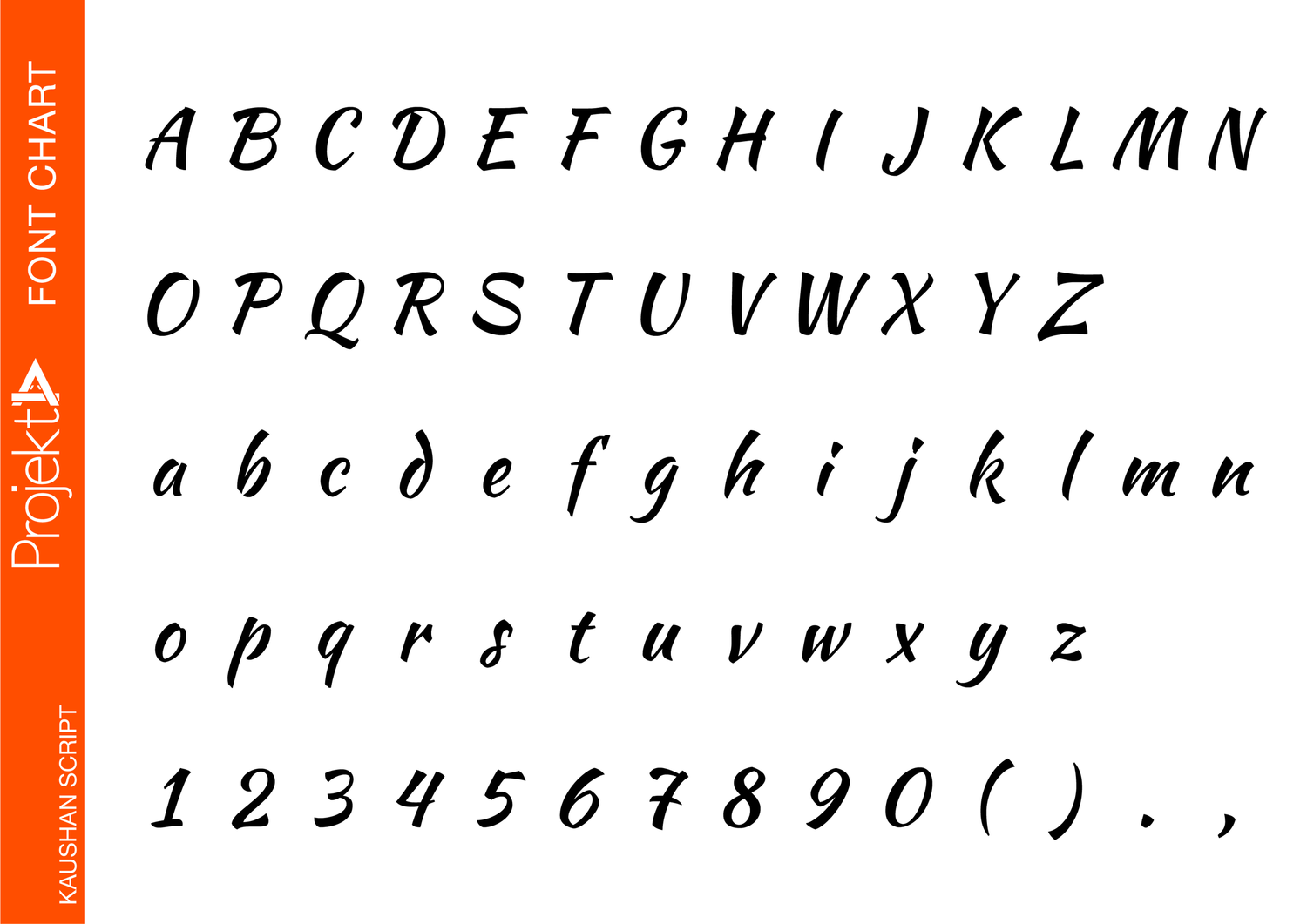 Typefaces | Kaushan Script — ProjektID