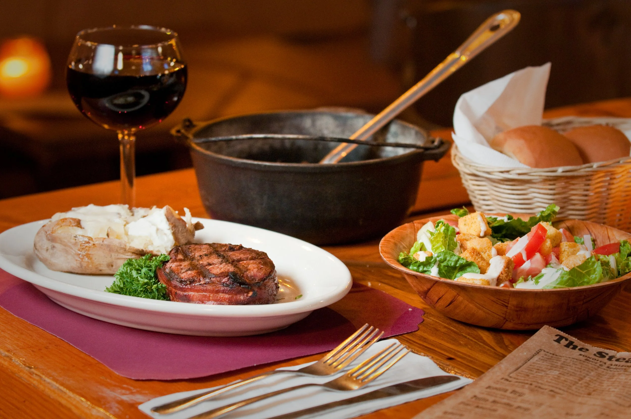 THE STEAK OUT