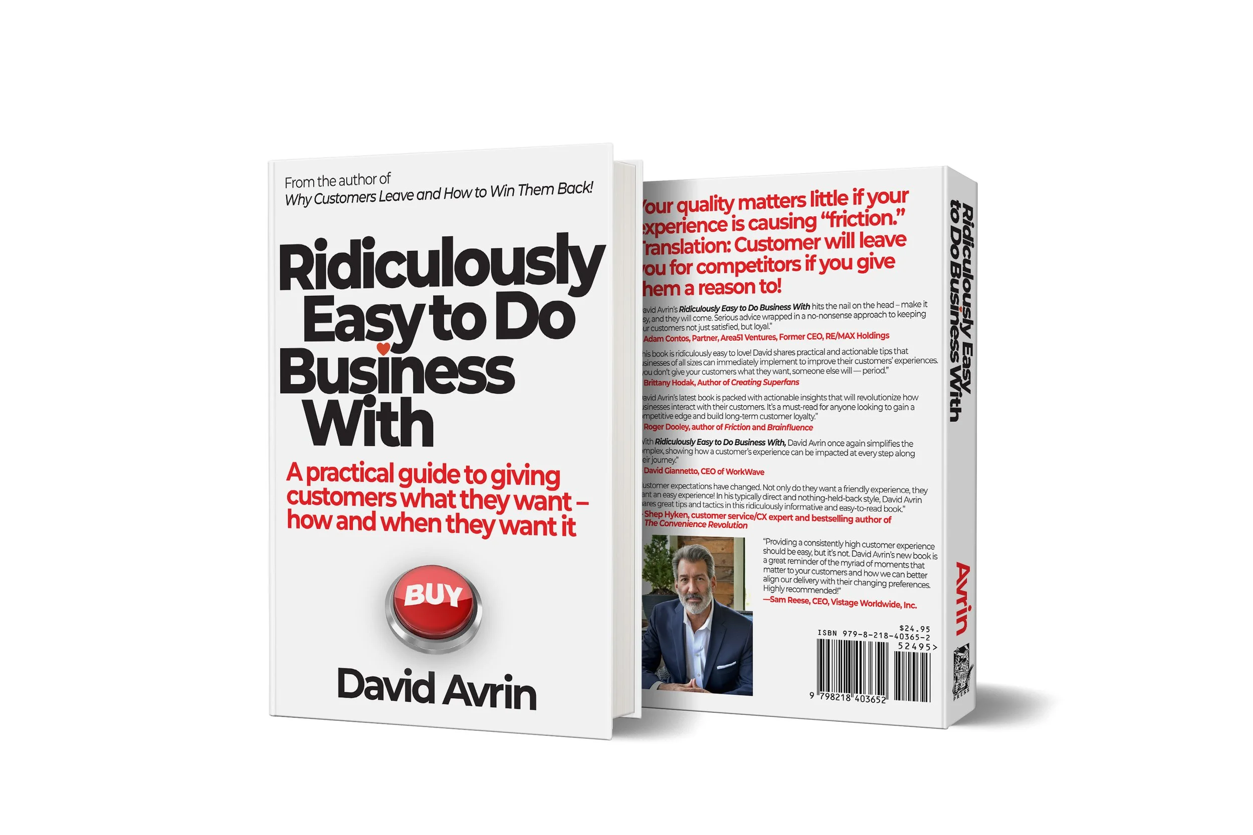 Books — customer experience keynote speaker David Avrin