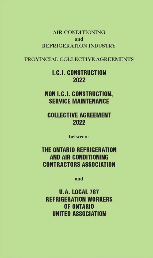 ICI Rates — UA Local 787