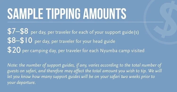 Tipping Guidelines — Kilimanjaro Prep Guide