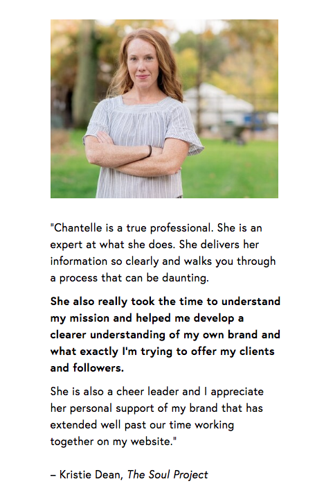 5 ways to show testimonials on Squarespace — Chantelle Davis-Gray