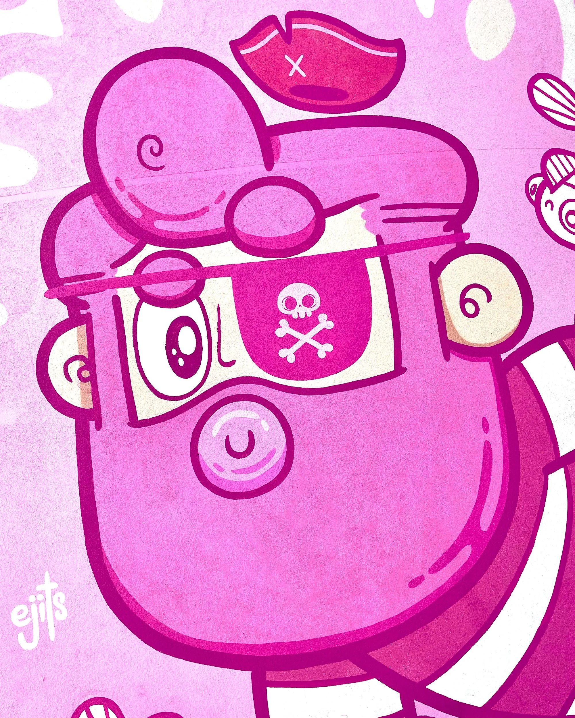 Pinkbeard — Ejits | Illustration, Murals & Merch | Bristol UK