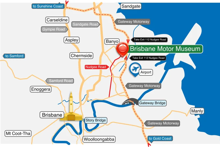 How to get to the Brisbane Motor Museum — Brisbane Motor Museum