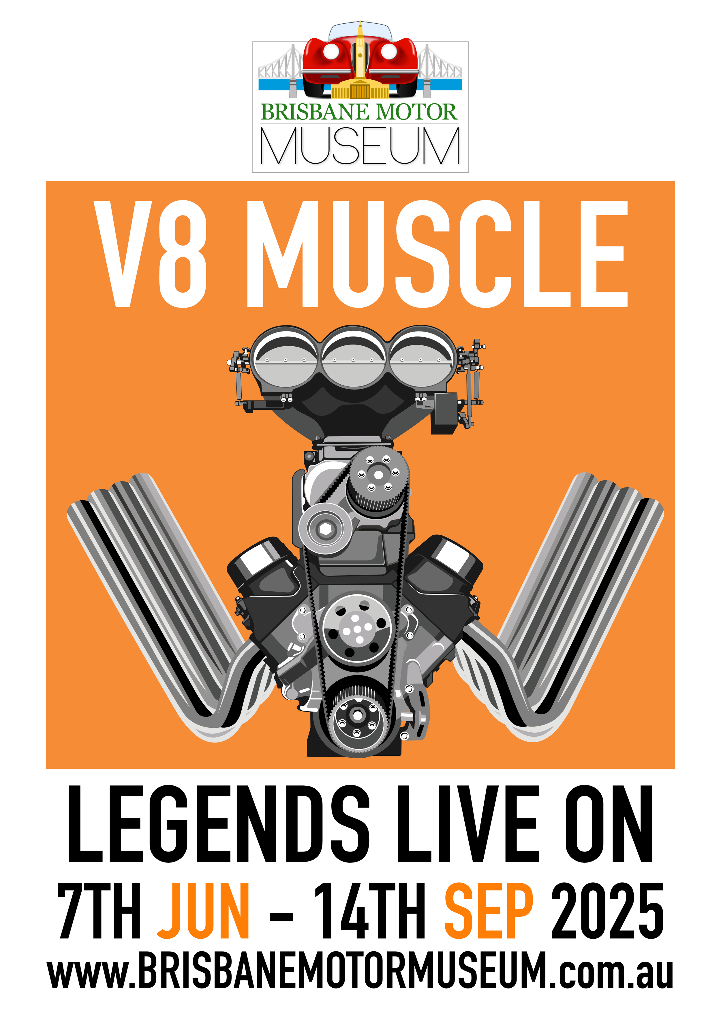 V8 Muscle — Brisbane Motor Museum