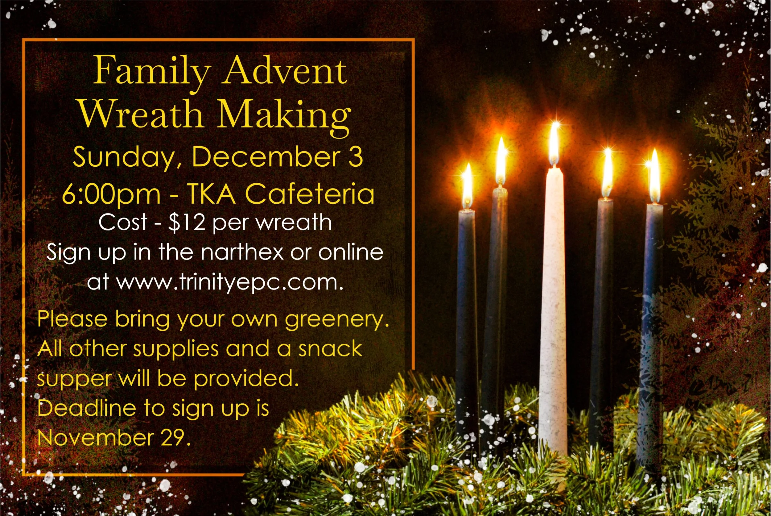 Events — Trinity EPC