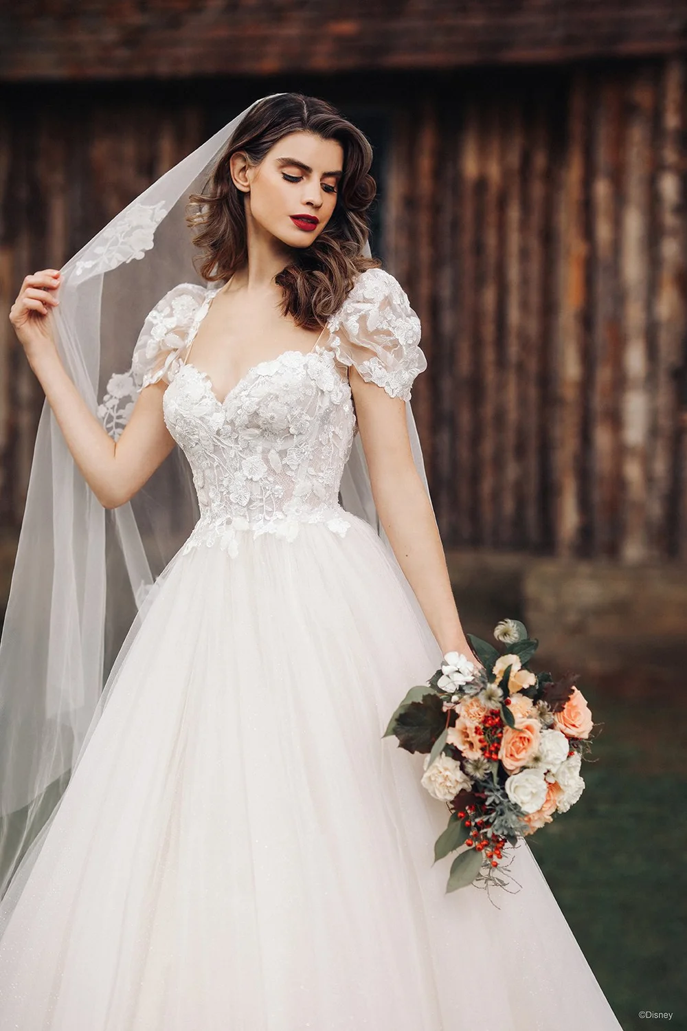 Princess Snow White Wedding Dress