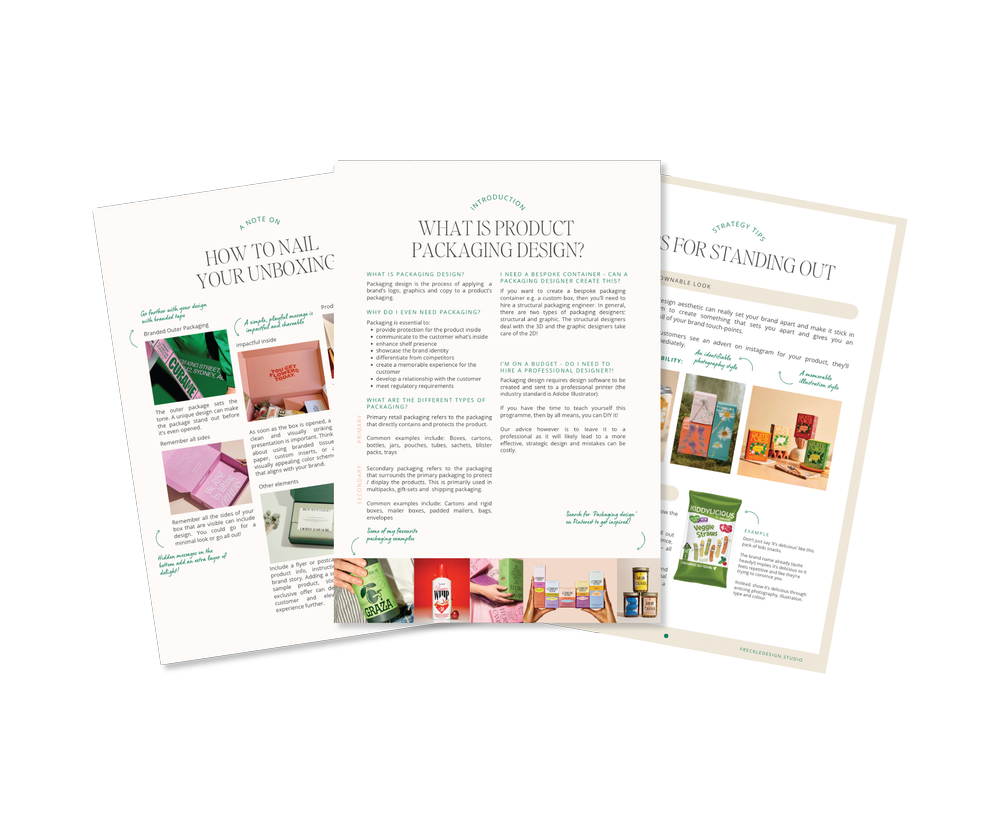 Packaging Checklist — Freckle Design