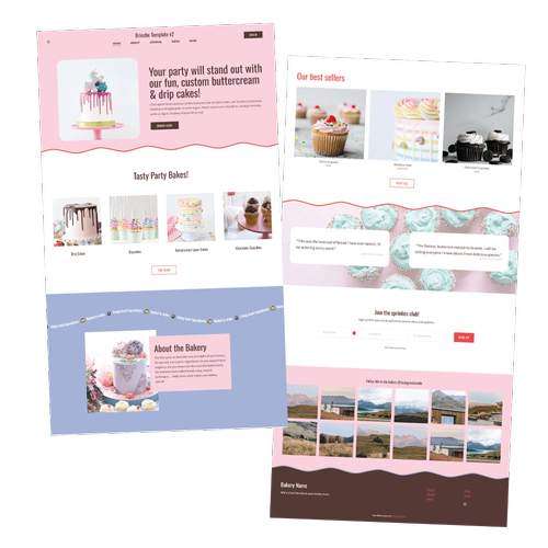 Website Templates — Bake This Happen | Websites for Bakers