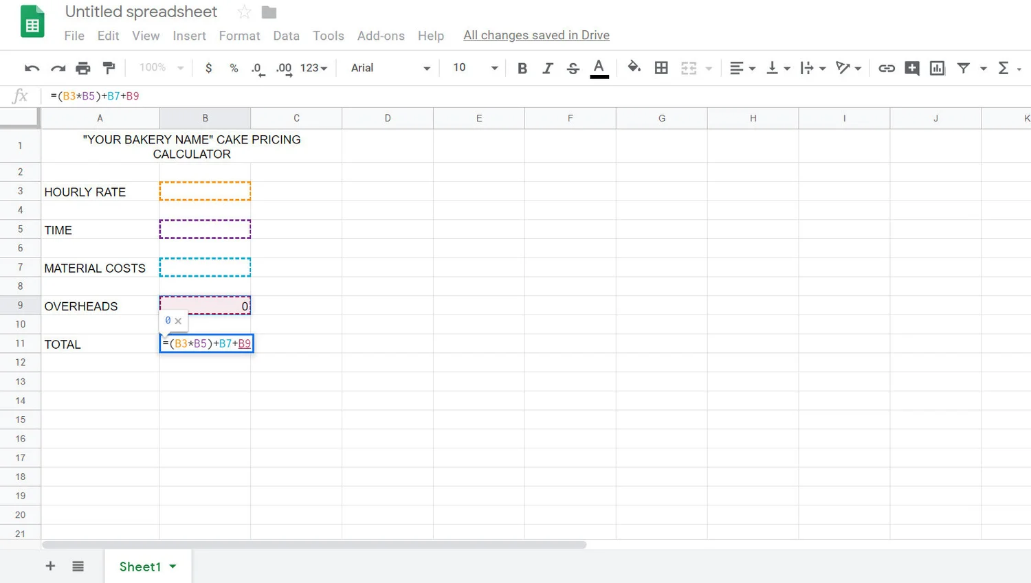Build your own cake pricing calculator in Excel — Bake This Happen
