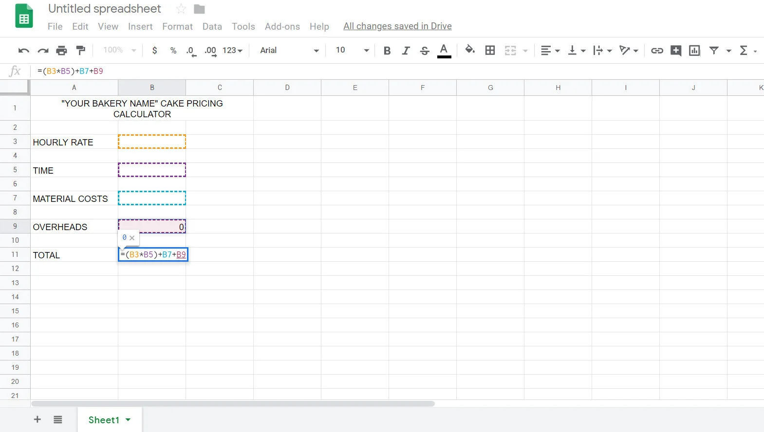Build your own cake pricing calculator in Excel — Bake This Happen
