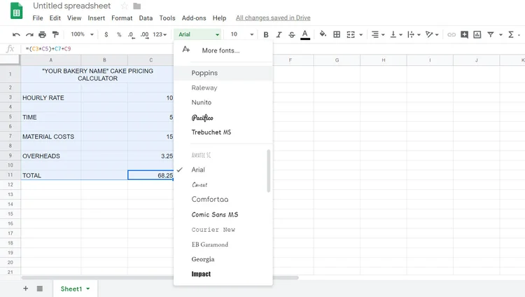 Build your own cake pricing calculator in Excel — Bake This Happen