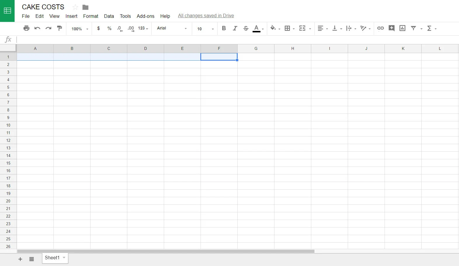 Create your own cake costs spreadsheet: tutorial — Bake This Happen