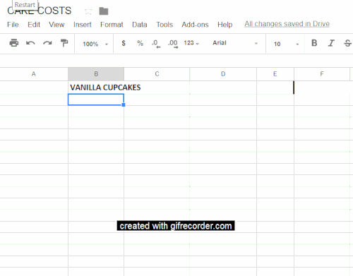 Create your own cake costs spreadsheet: tutorial — Bake This Happen