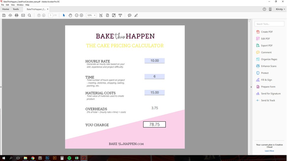 How to price your cakes: Part 2 — Bake This Happen