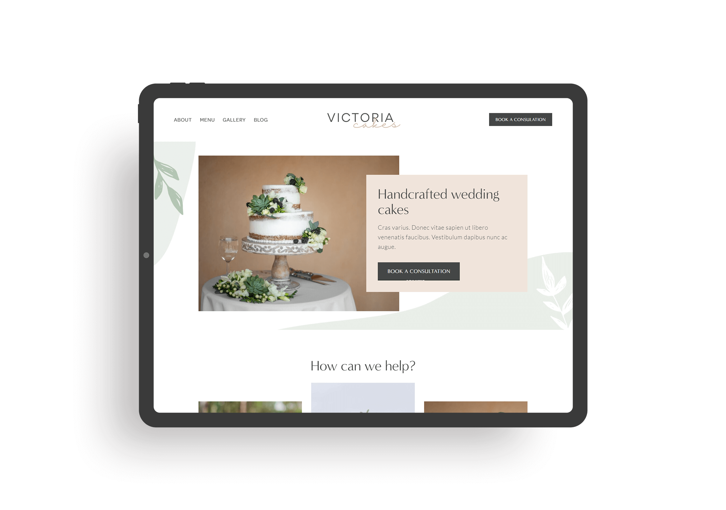 Website Templates — Bake This Happen | Websites for Bakers