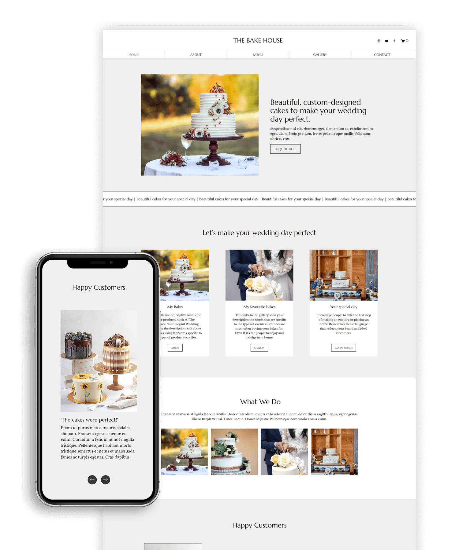 Website Templates — Bake This Happen | Websites for Bakers