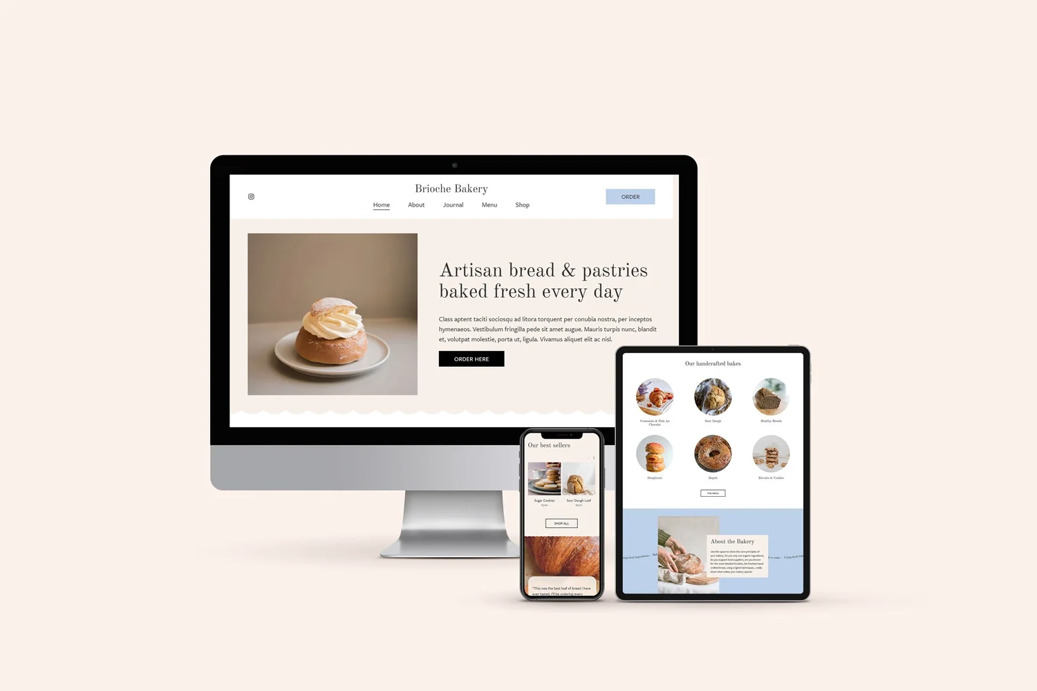 Website Templates — Bake This Happen | Websites for Bakers