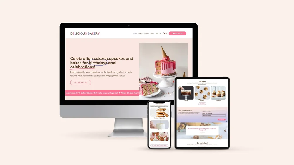 Website Templates — Bake This Happen | Websites for Bakers
