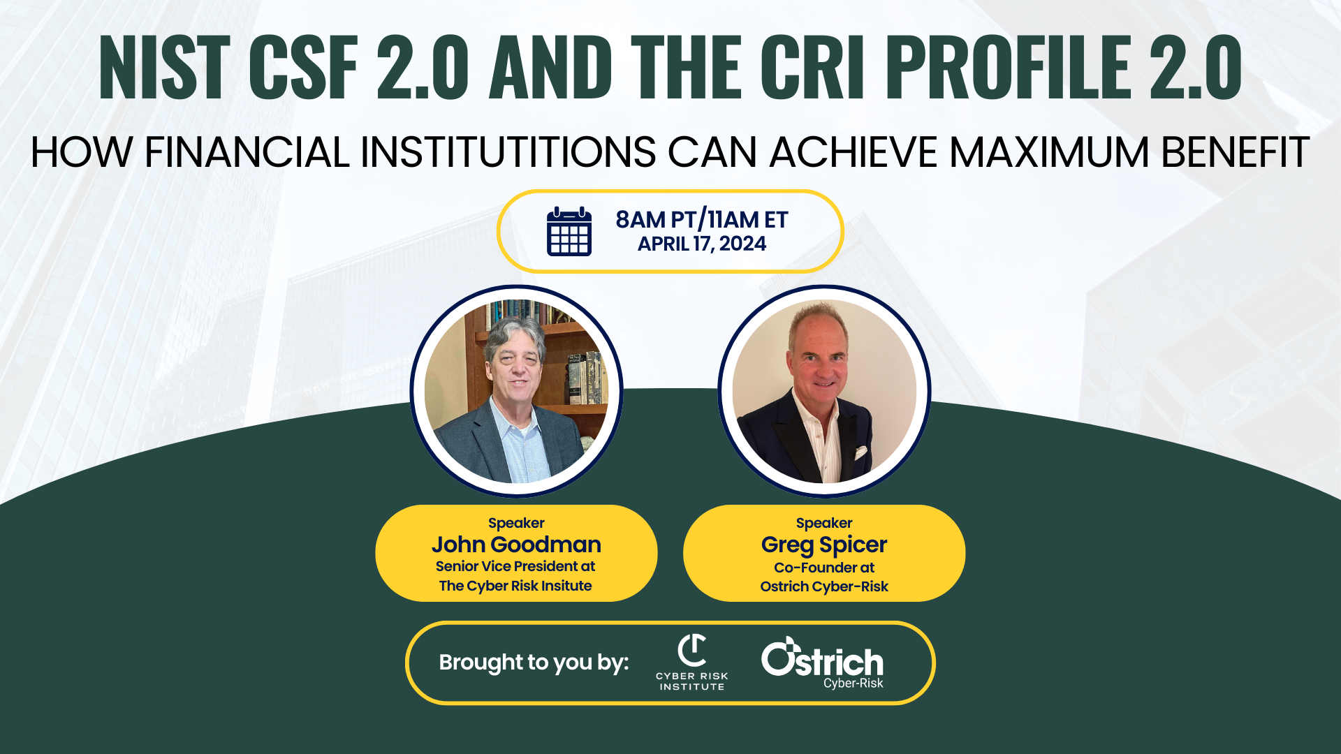 NIST CSF 2.0 & CRI Maximize Finance Benefits — Ostrich Cyber-Risk