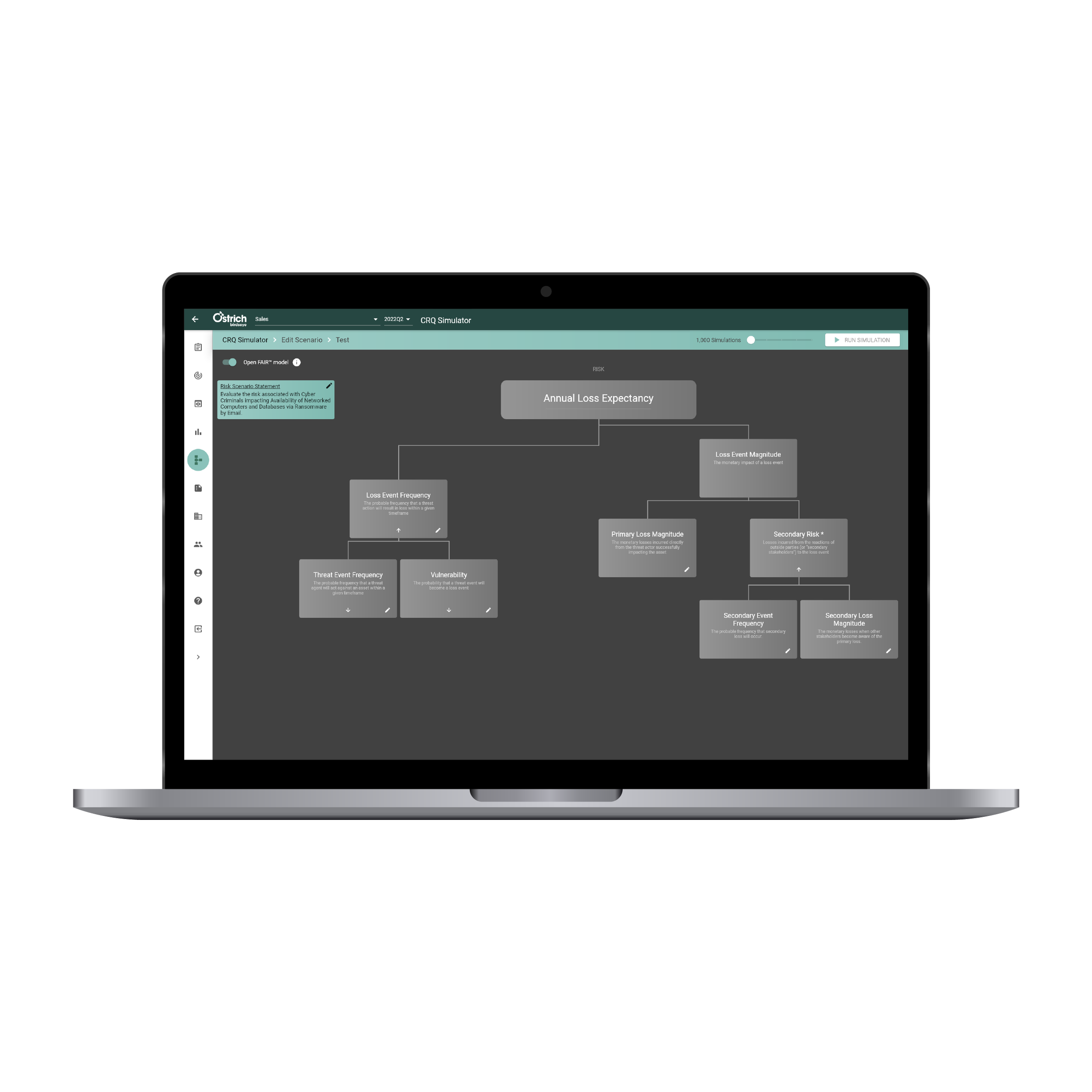 Birdseye: NIST CSF Assessment | Quantification — Ostrich Cyber-Risk