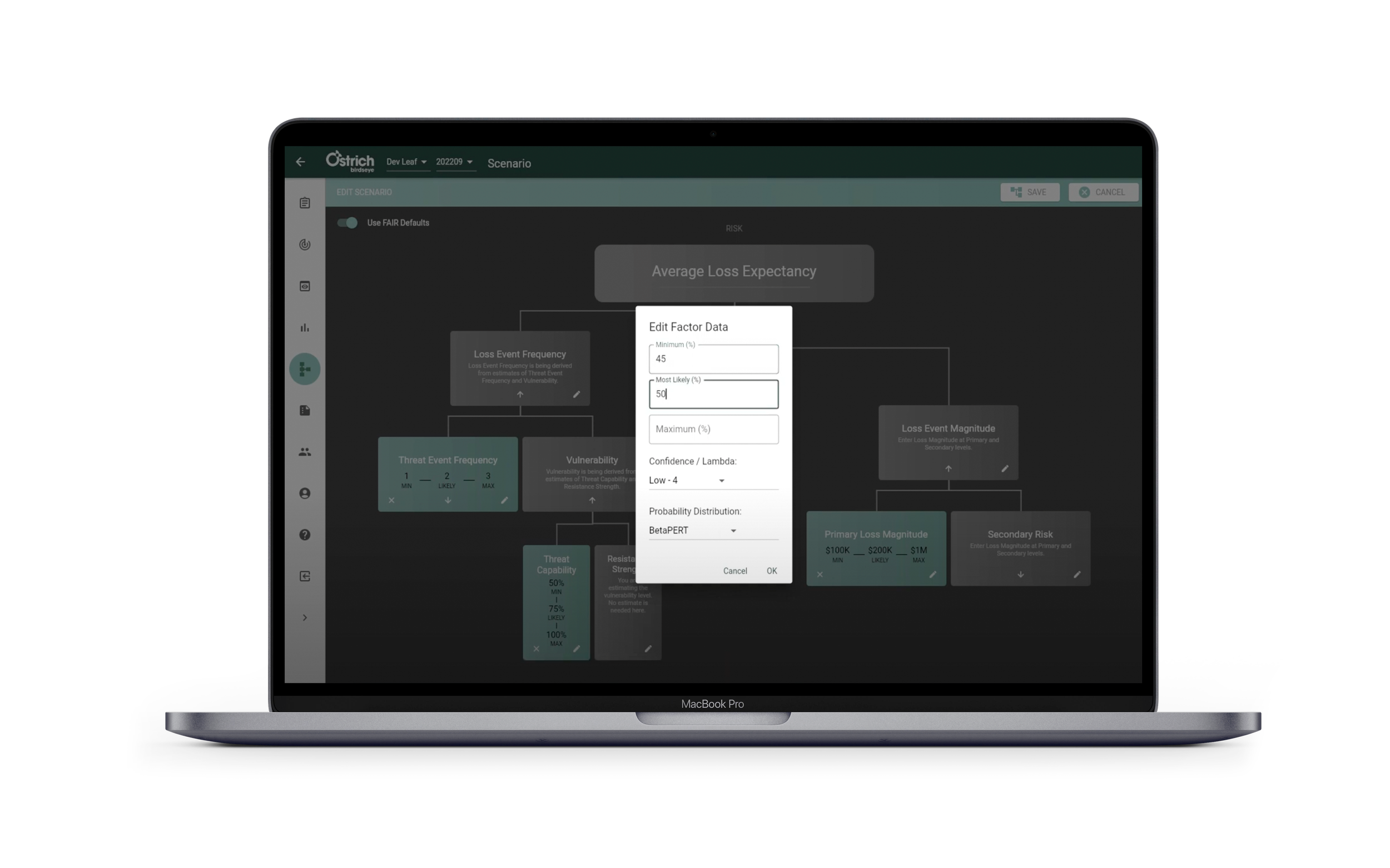 Birdseye: NIST CSF Assessment | Quantification — Ostrich Cyber-Risk