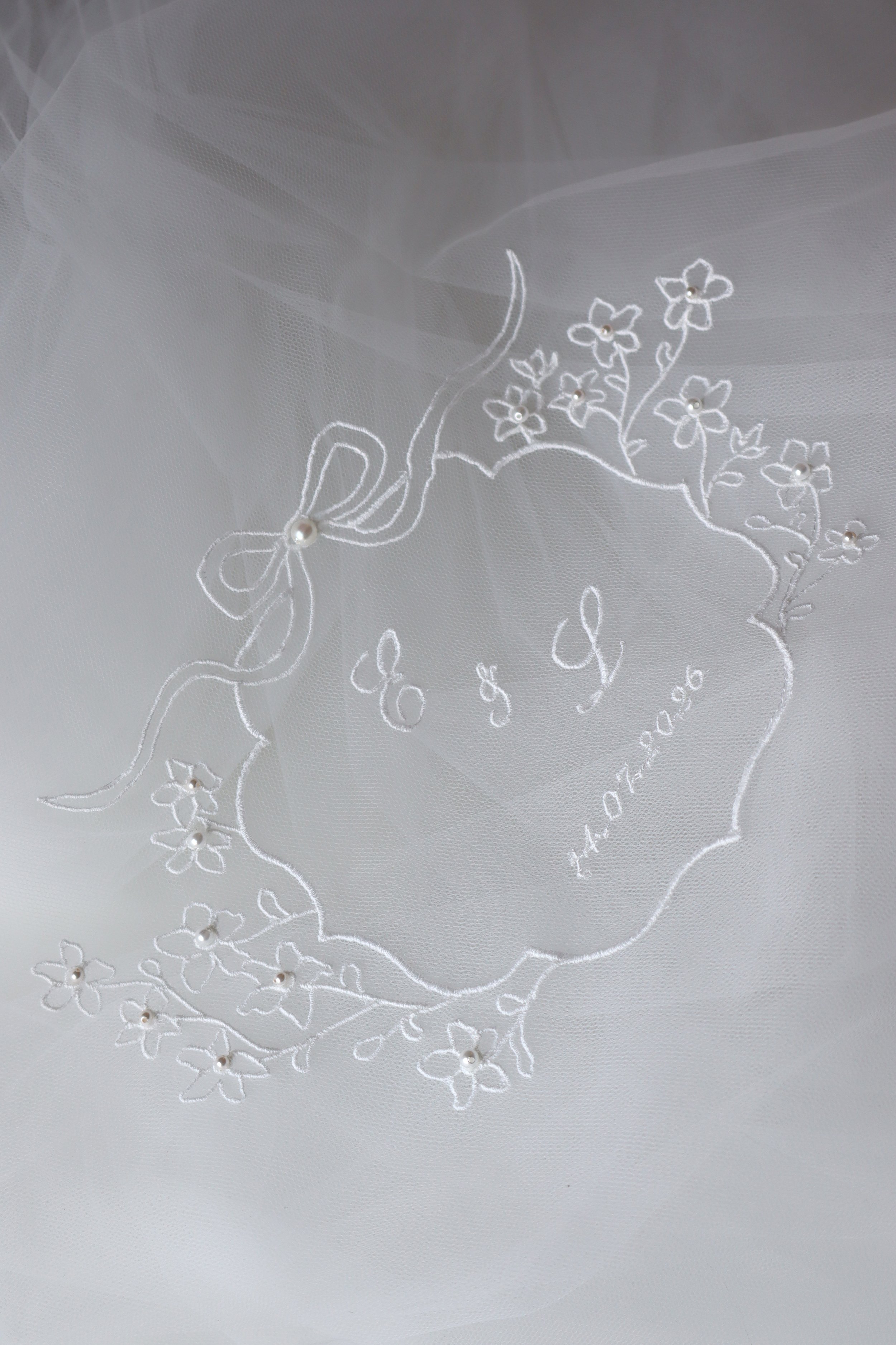 Embroidered Wedding Veil Shop — Natasha Nicole Studio Embroidered ...