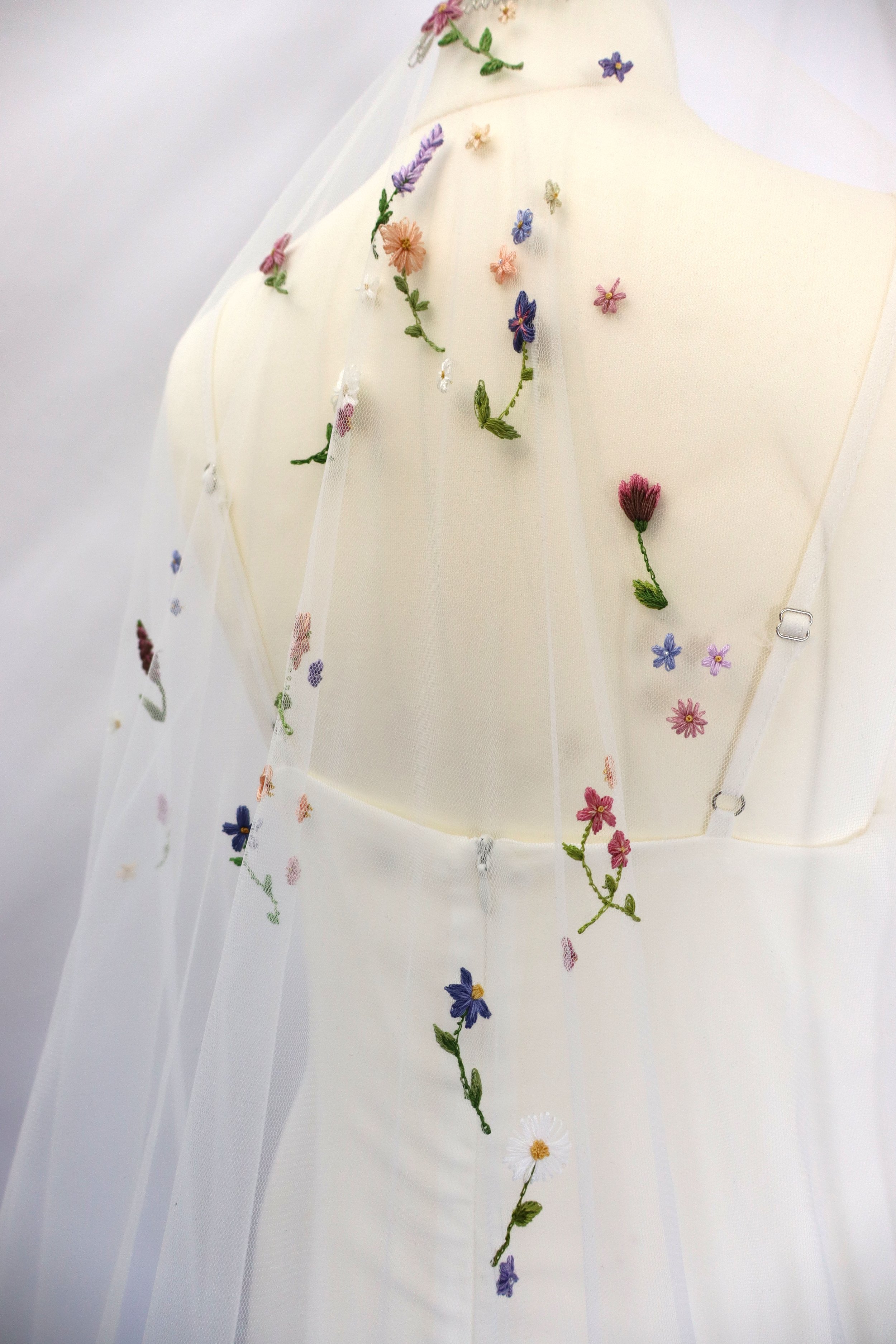 Embroidered Wedding Veil Shop — Natasha Nicole Studio Embroidered ...