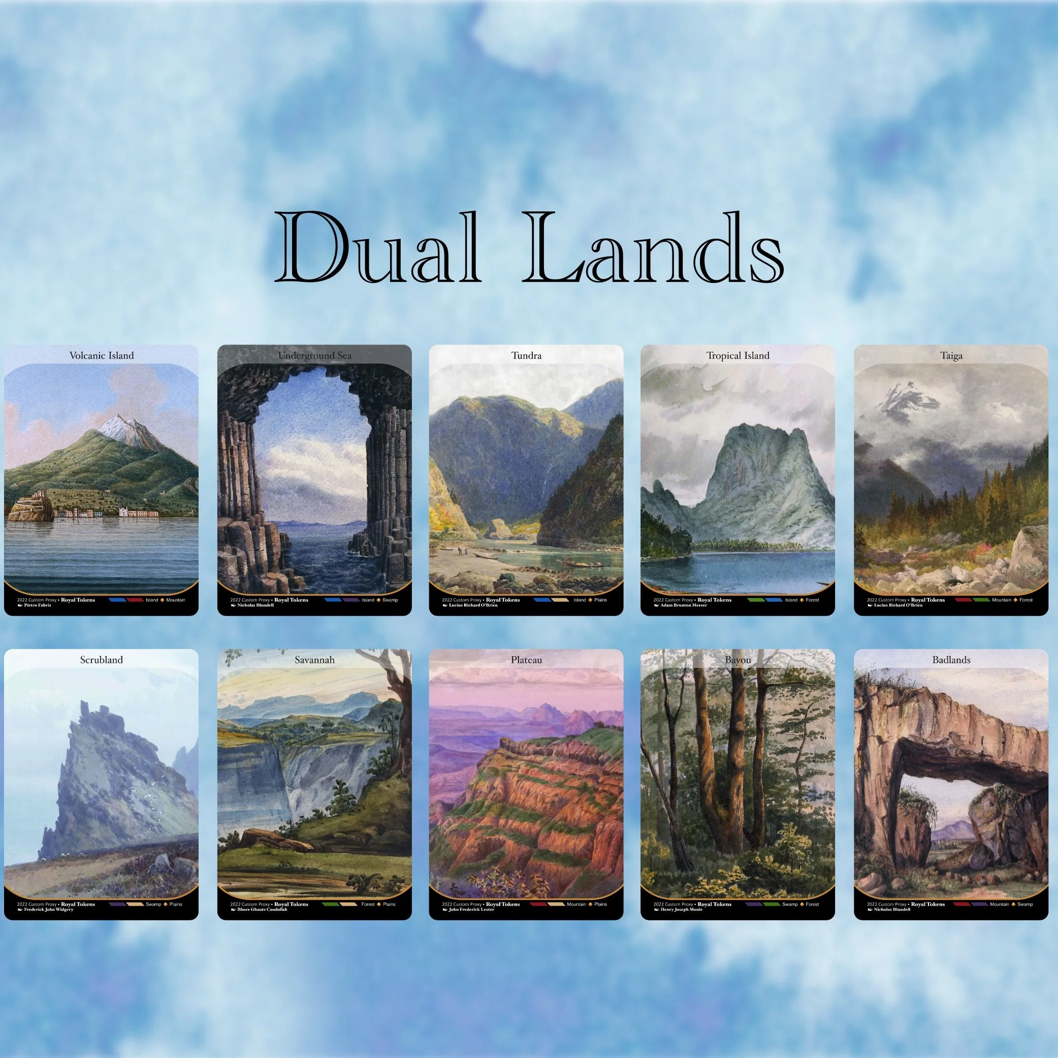 Japanese Dual Lands — The Royal Speakeasy