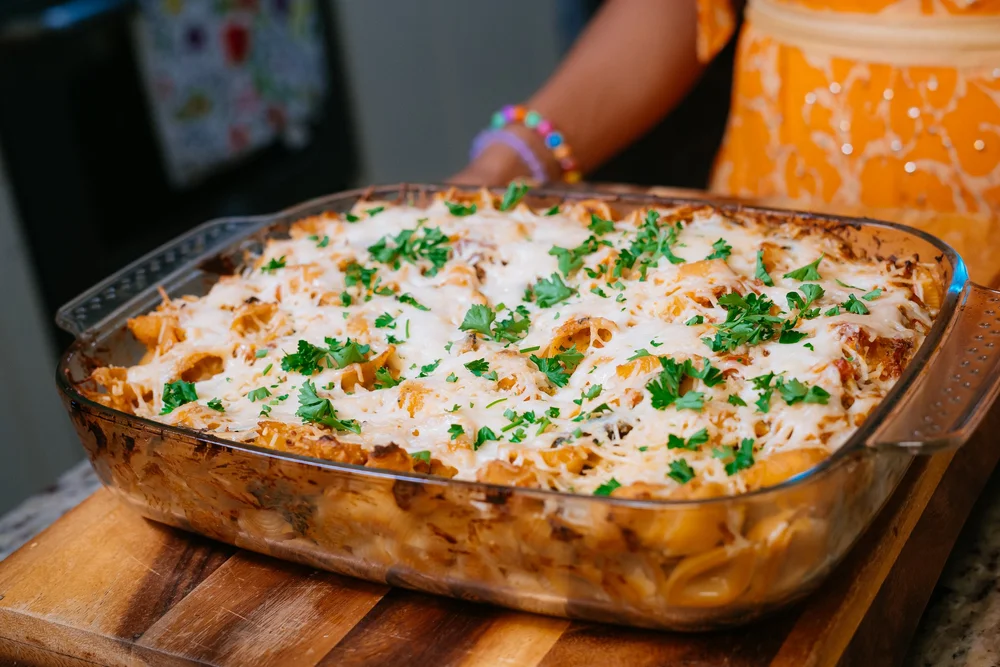 Perfect Plant-Based Pasta Bake — One Great Vegan