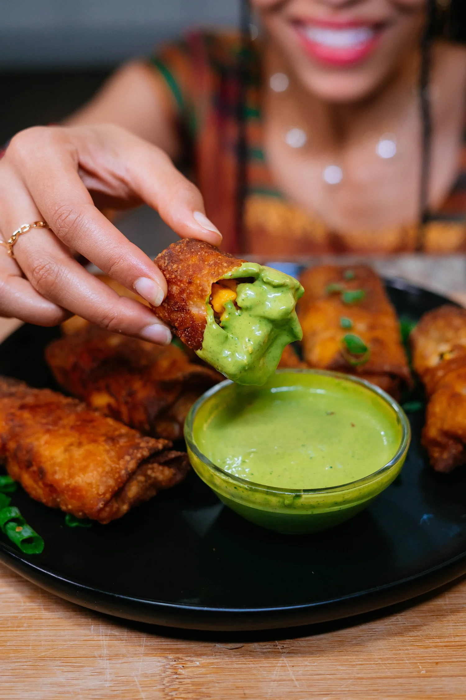 Loaded Breakfast Egg Rolls — One Great Vegan