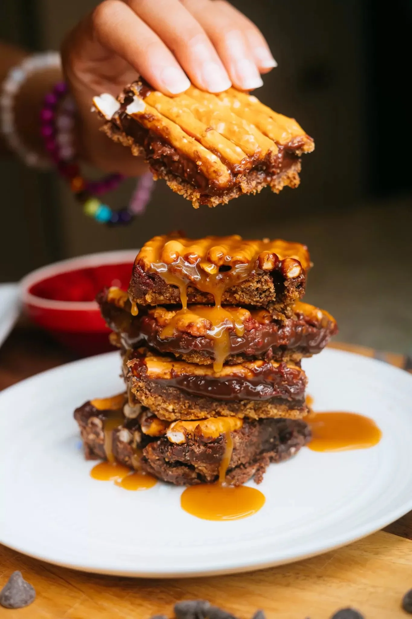 Chocolate Fudge Crumb Bars — One Great Vegan