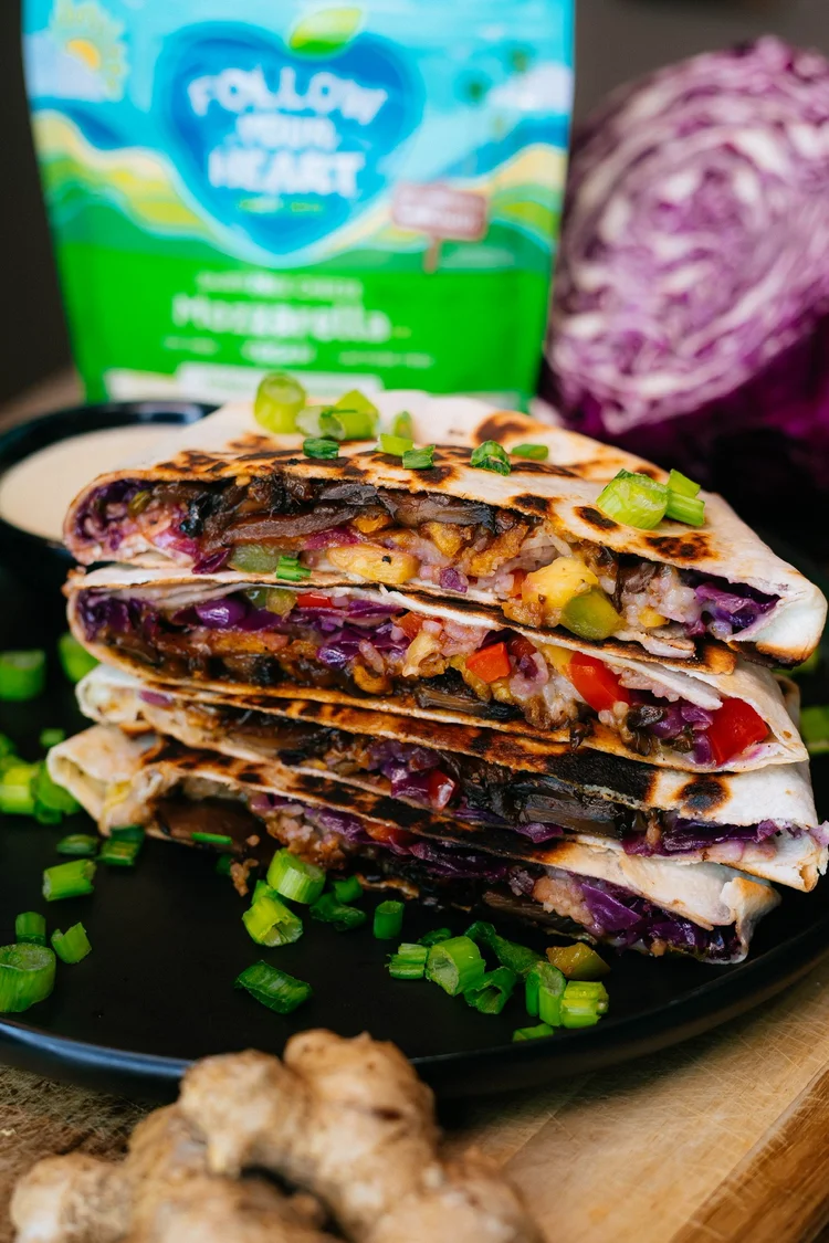 Vegan Caribbean Crunch Wrap — One Great Vegan