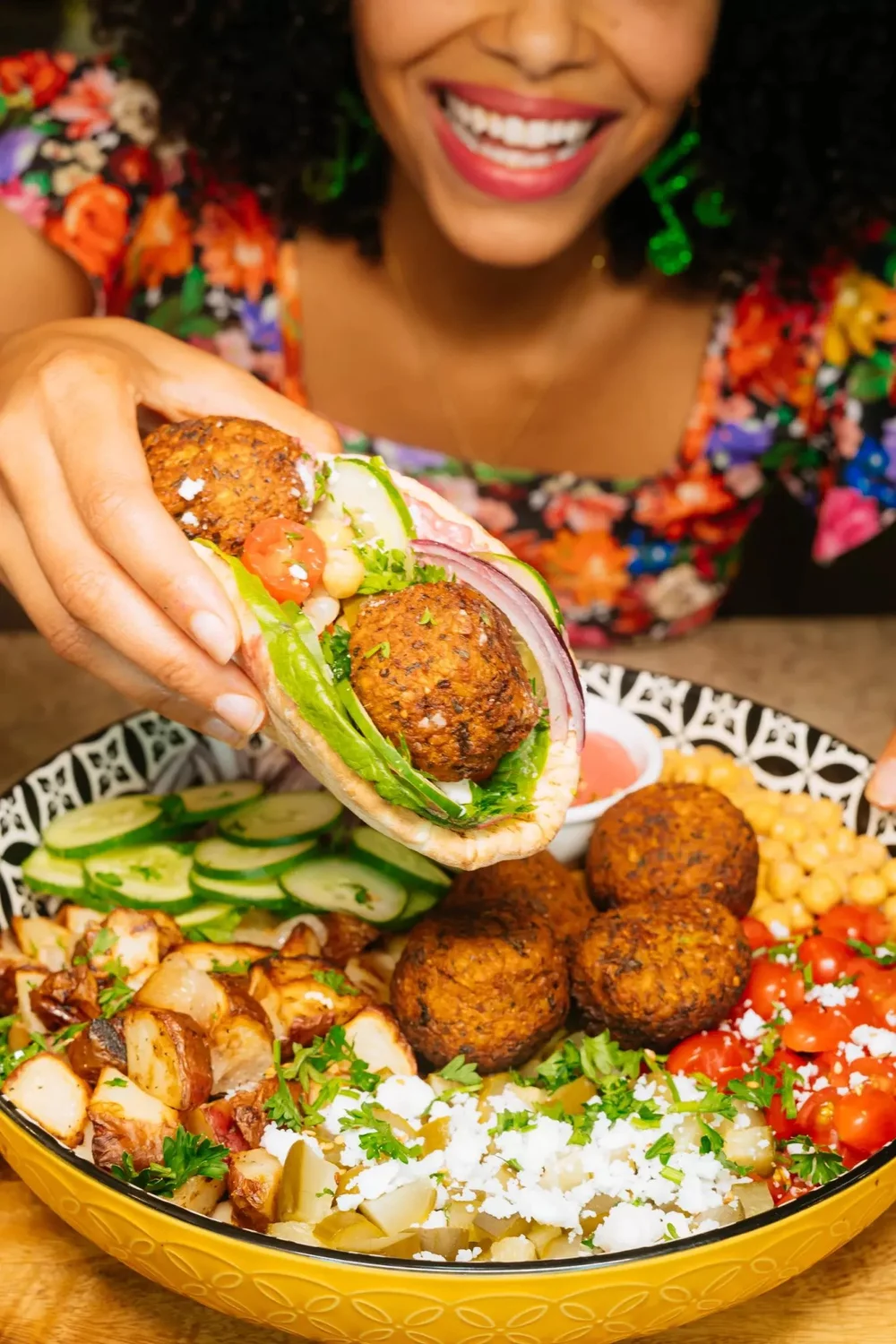 Lentil Falafel Feast — One Great Vegan