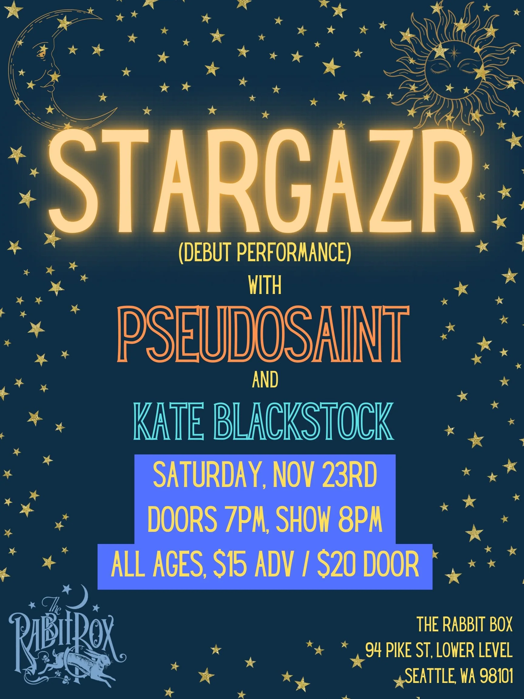 Rabbit Box Events — The Rabbit Box ~ 94 Pike St. Seattle