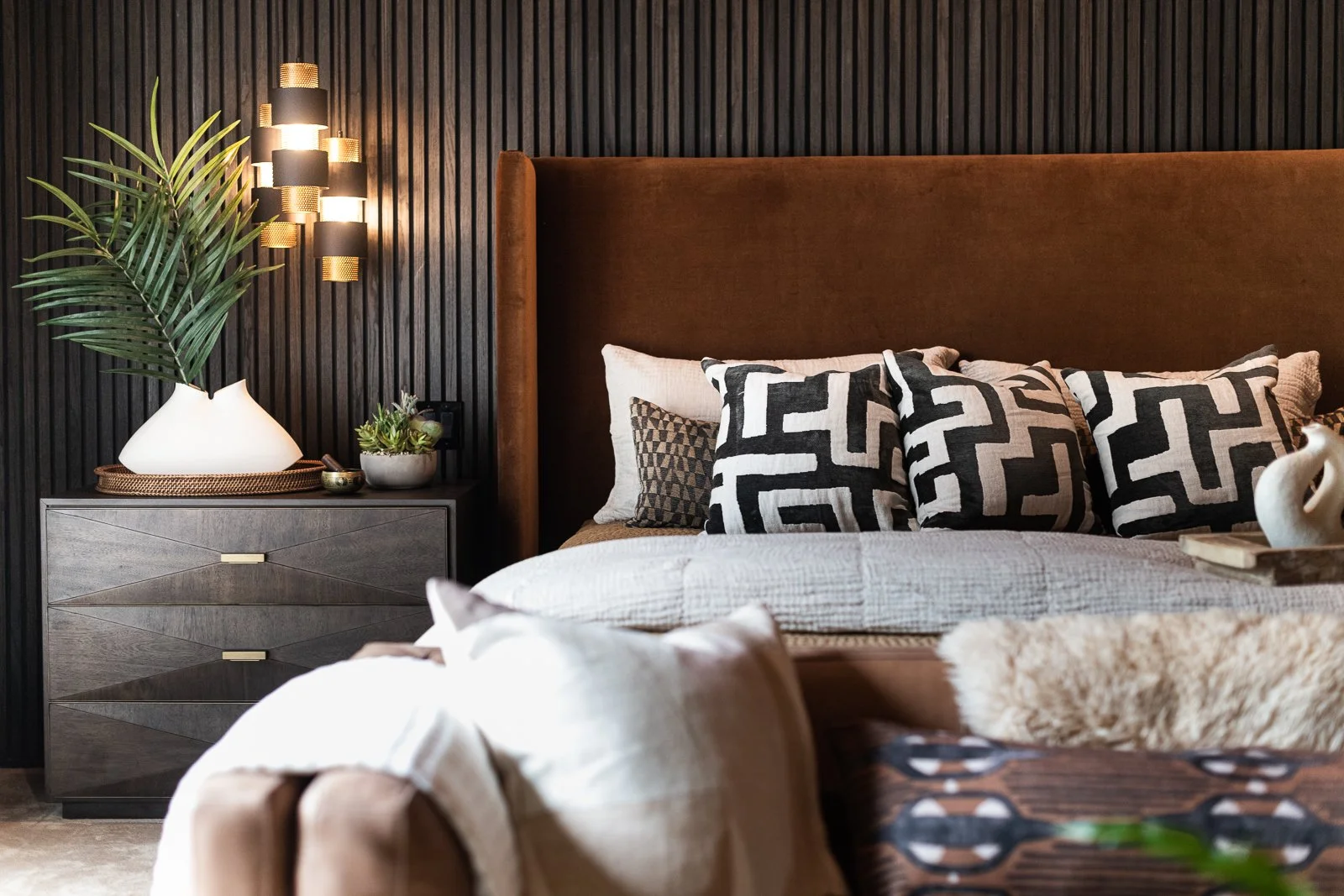 Upscale Organic Primary Suite in Atlanta — Violet Marsh Interiors