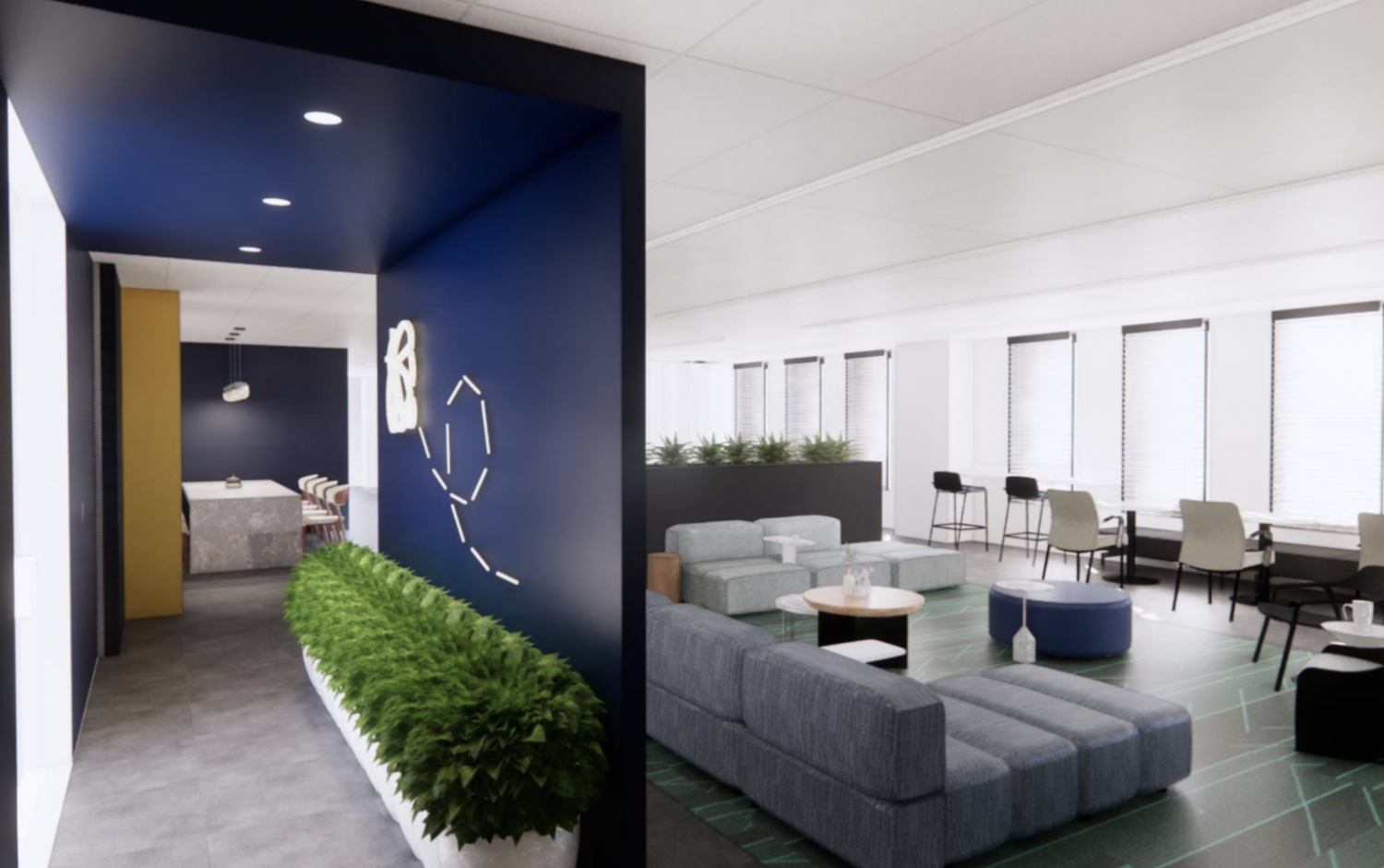Bright and Modern Tech Office in Midtown Atlanta — Violet Marsh Interiors