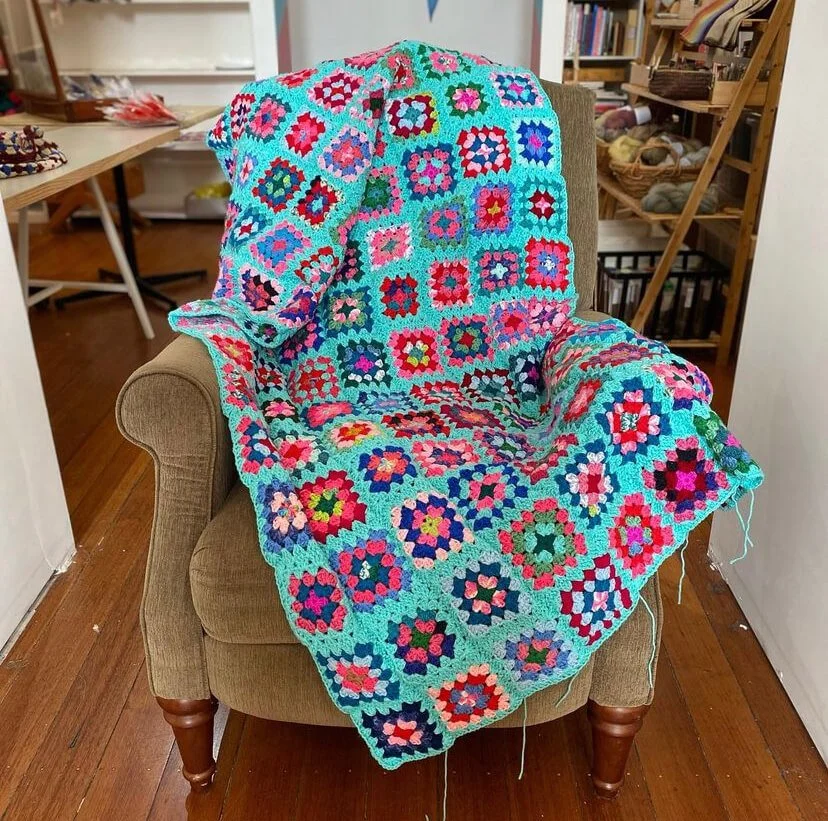 Granny Square Lady — Pauline O'Shannessy-Dowling Artist