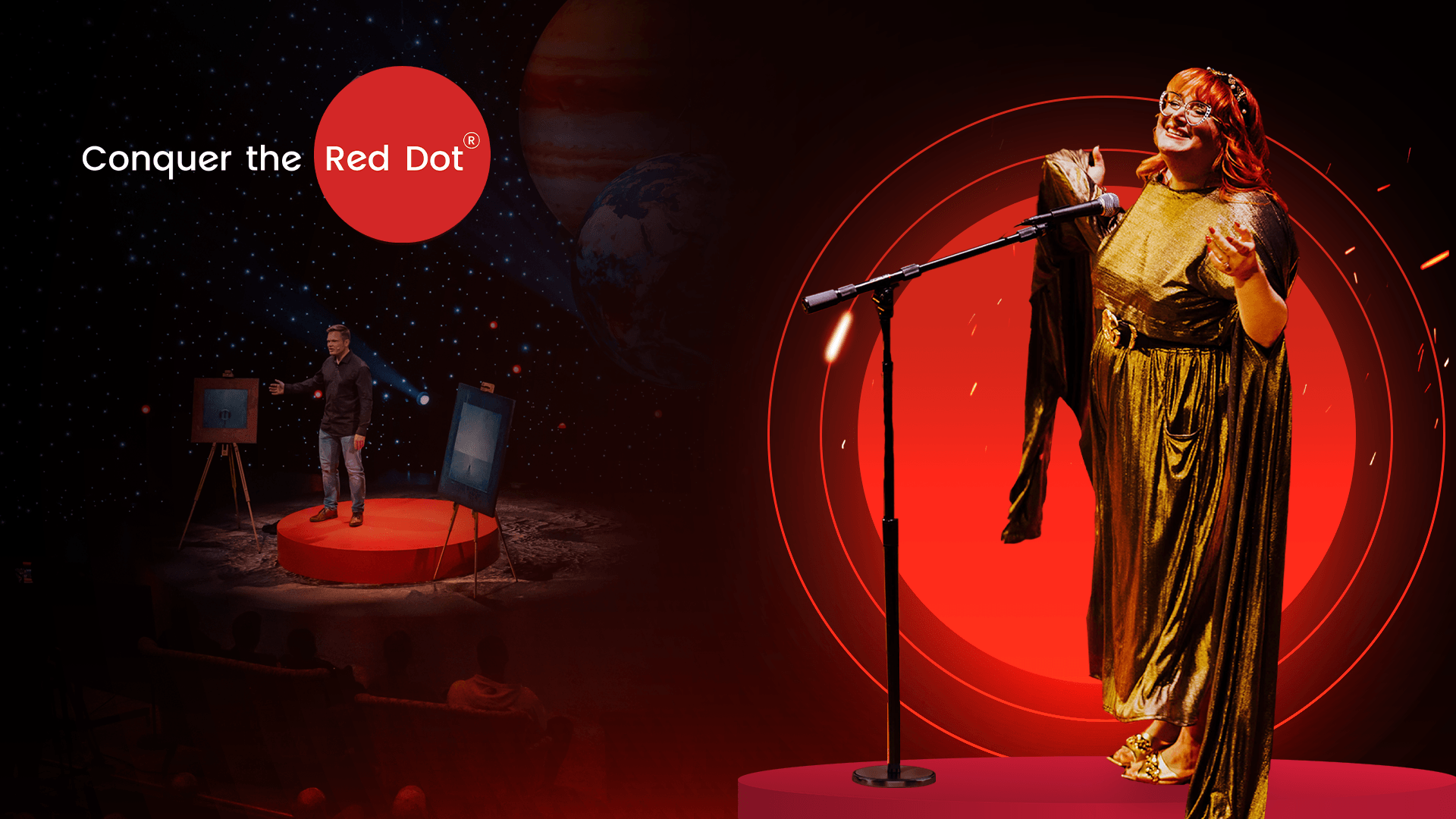 Conquer The Red Dot® | Book, Write, and Deliver Your Talk