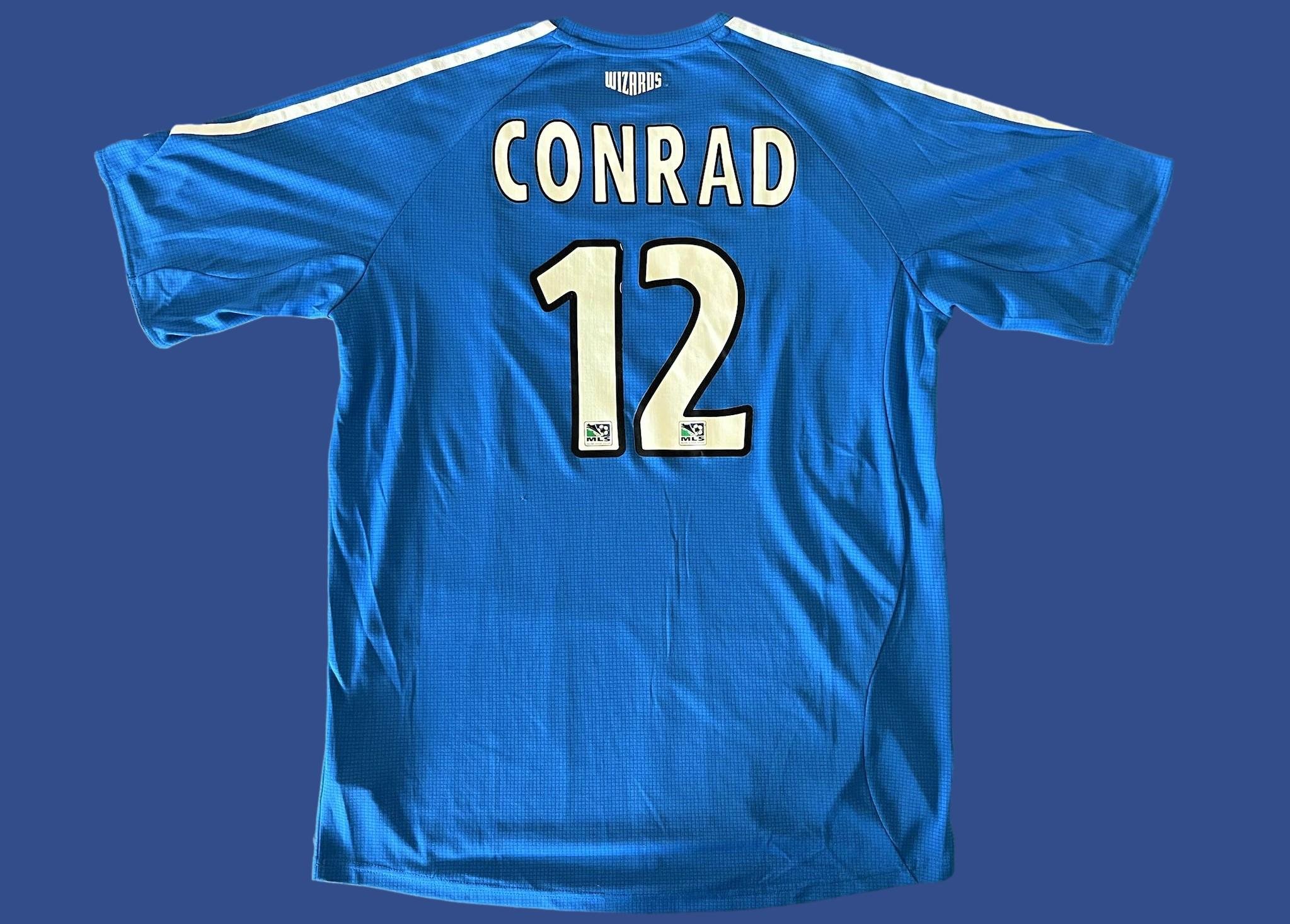 Jimmy Conrad 2007 Kansas City Wizards Primary Match Worn Shirt — Blue ...