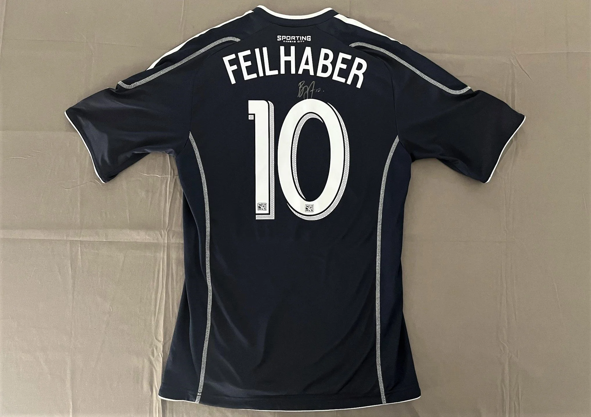 Benny Feilhaber 2013 Sporting Kansas City Secondary Match Worn Shirt ...
