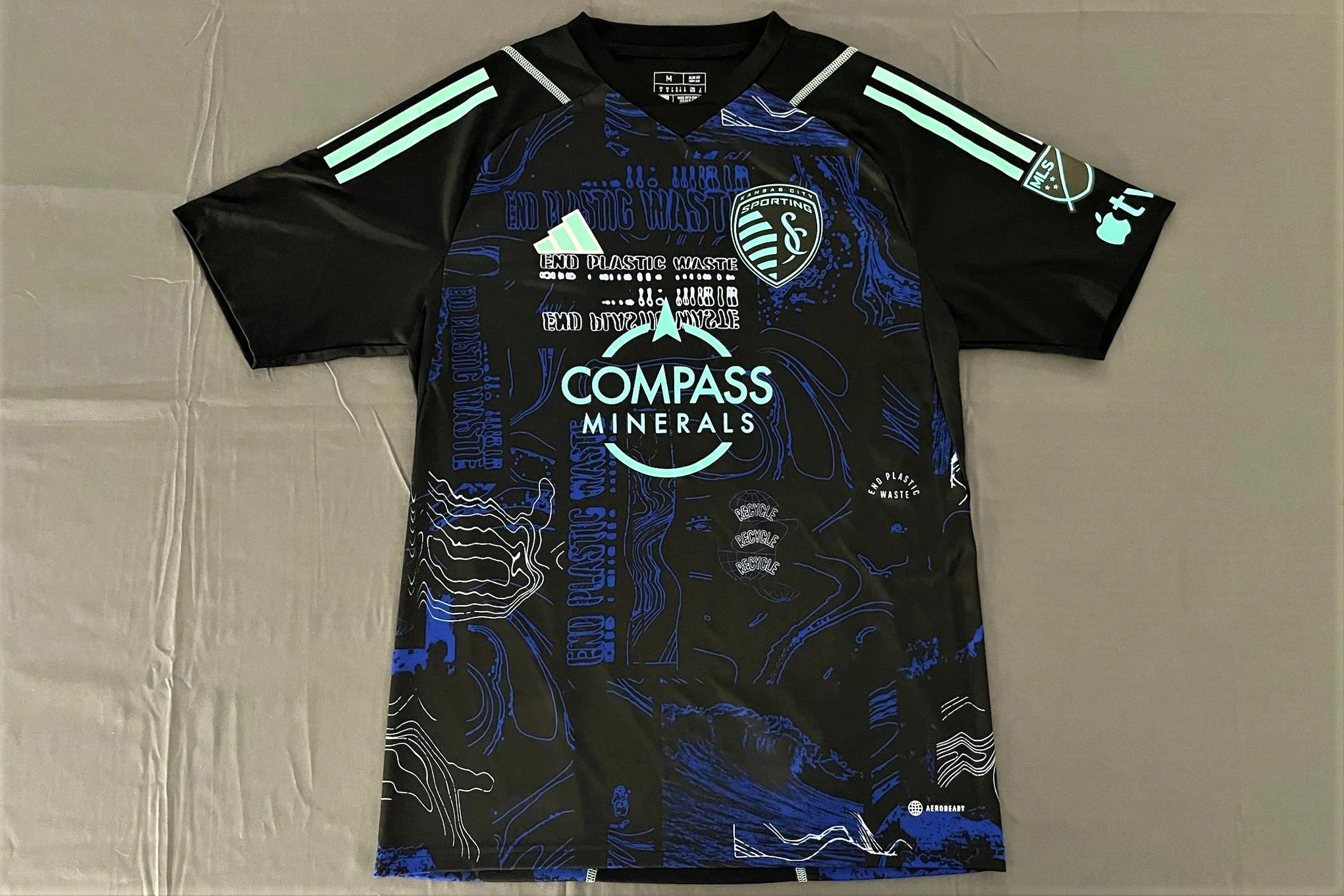 Dániel Sallói 2023 Sporting Kansas City One Planet Match Worn Shirt ...
