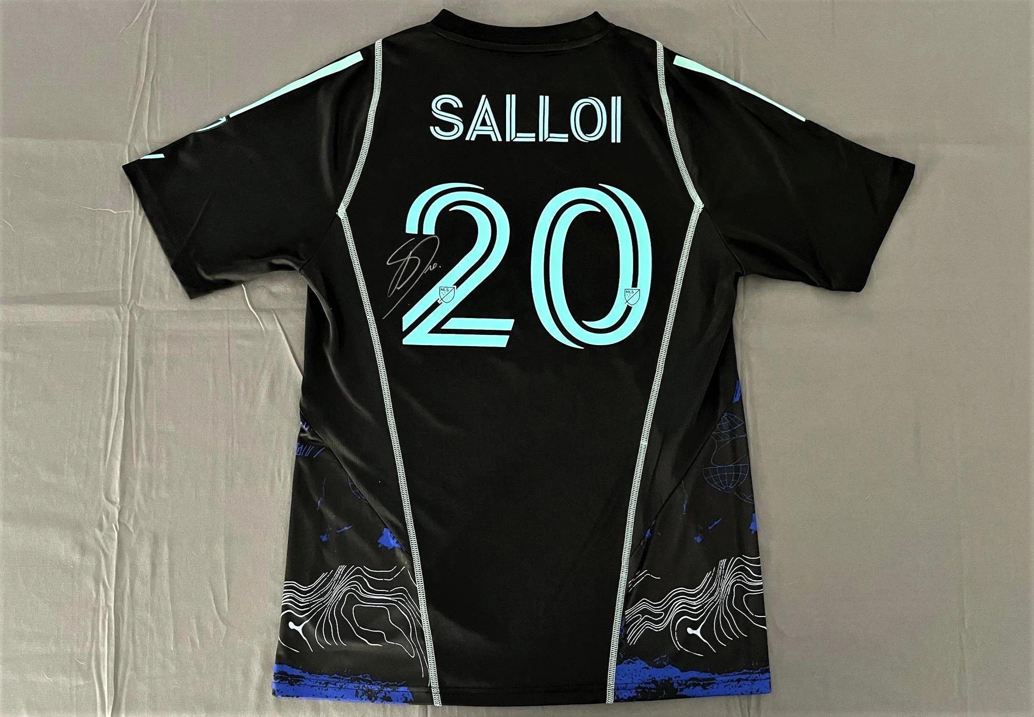 Dániel Sallói 2023 Sporting Kansas City One Planet Match Worn Shirt ...